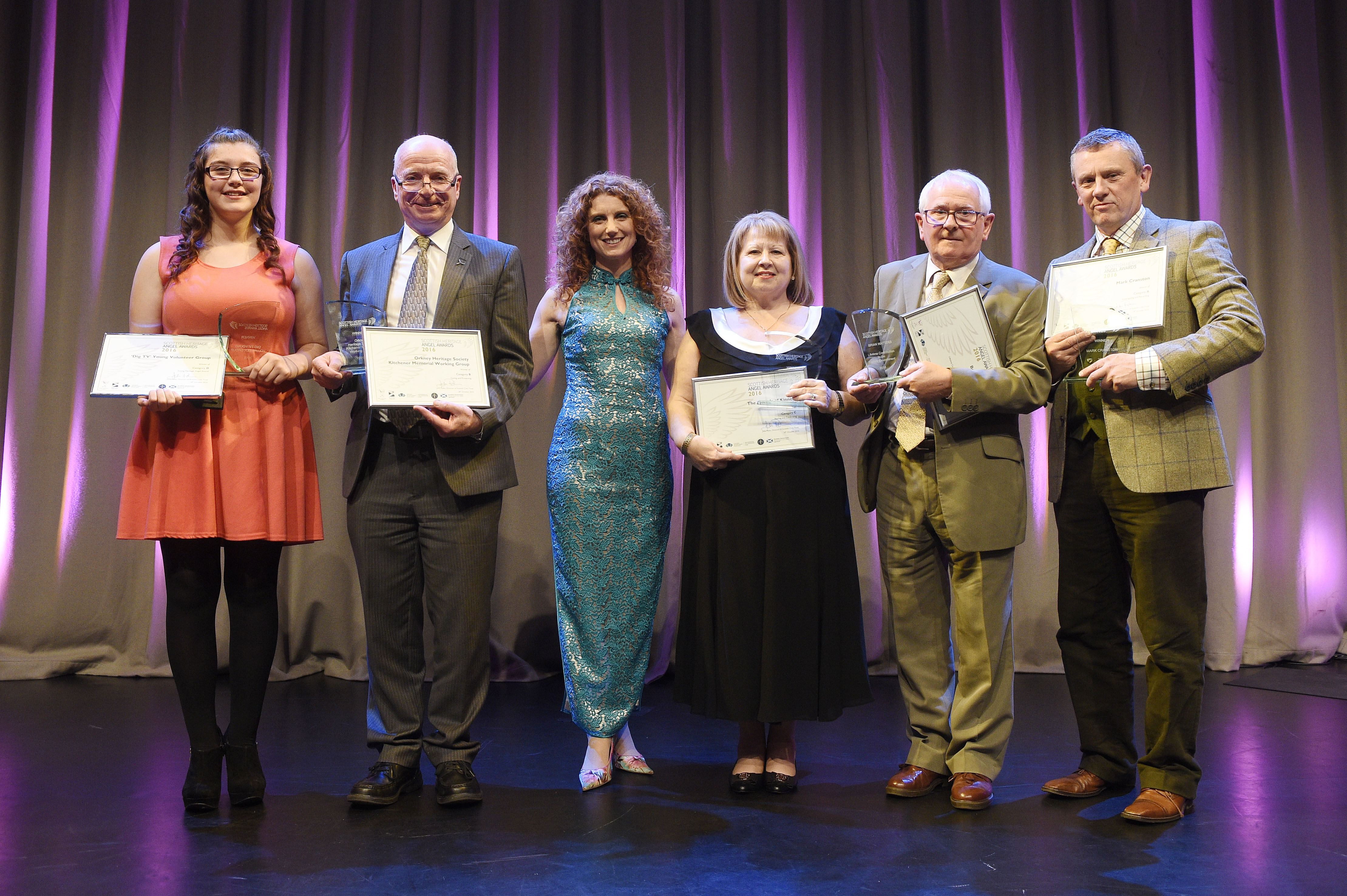 Volunteers' contribution recognised at Scottish Heritage Angel Awards