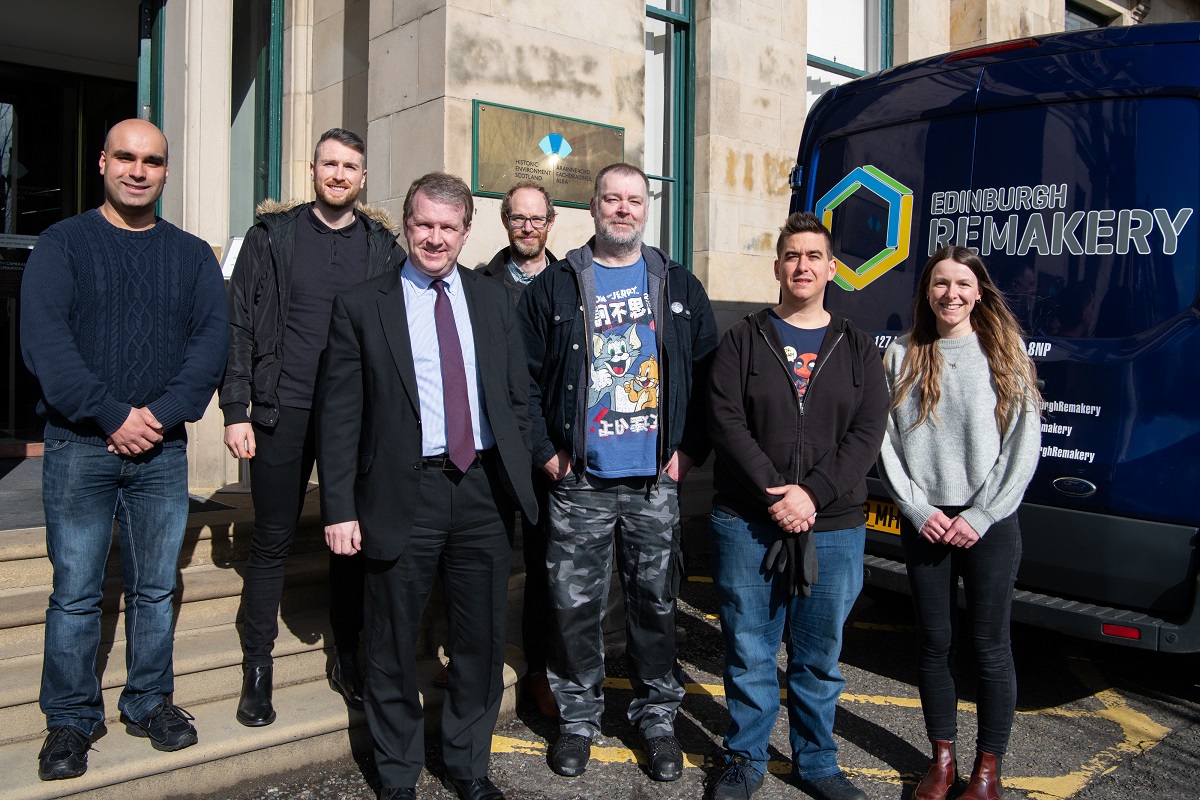 HES team up with Edinburgh Remakery to fight waste