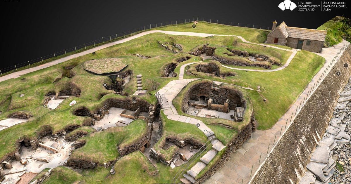 New digital model of Skara Brae | Historic Environment Scotland