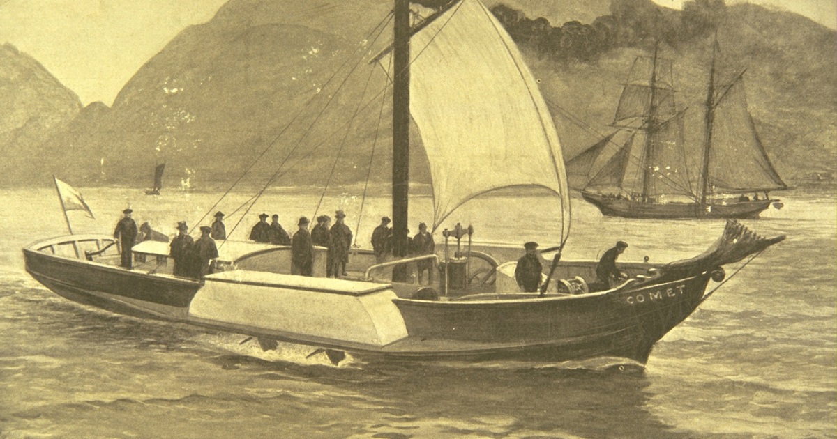 Henry Bell’s Comet Designated | Historic Environment Scotland