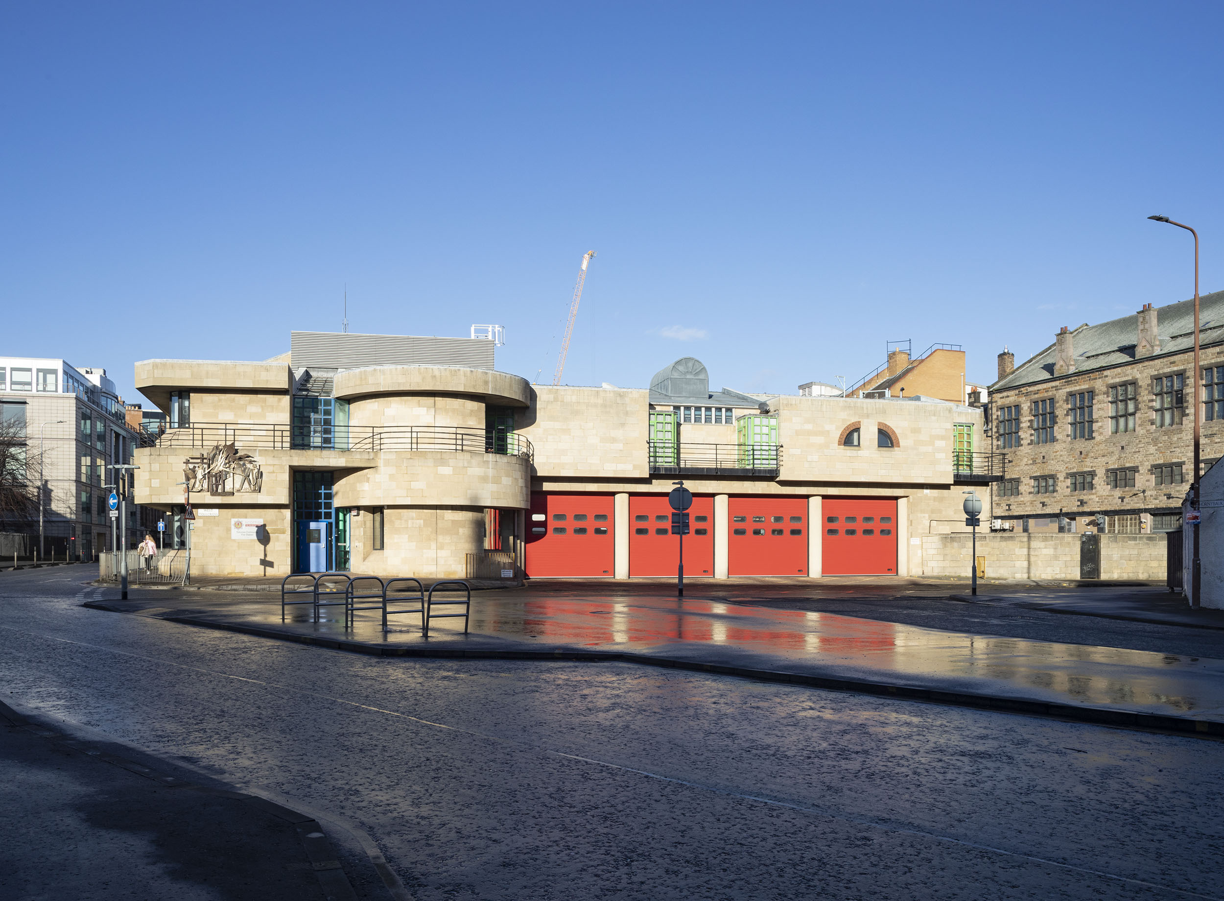 Tollcross Fire Station listed as a major example of postmodern ...