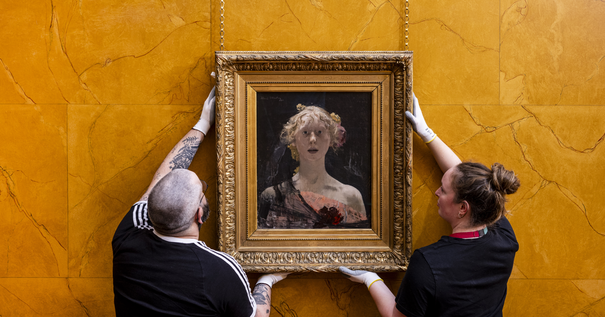 Portrait inspired by Edgar Allan Poe story now on display at Duff House ...